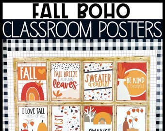School Supplies Classroom Posters, Easy and Modern Classroom ...