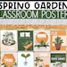 Spring Classroom Posters Spring Garden Theme Easy Seasonal - Etsy