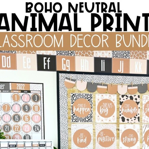 Scandi Mountains Classroom Decor Bundle Easy and Modern - Etsy