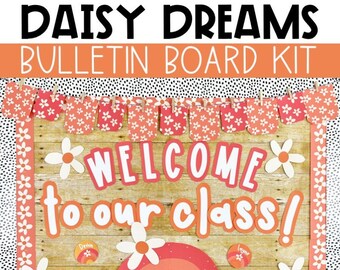 Modern Fruity Back to School Bulletin Board Kit Easy and | Etsy