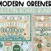 Modern Greenery Back to School Classroom Decor Bulletin Board - Etsy