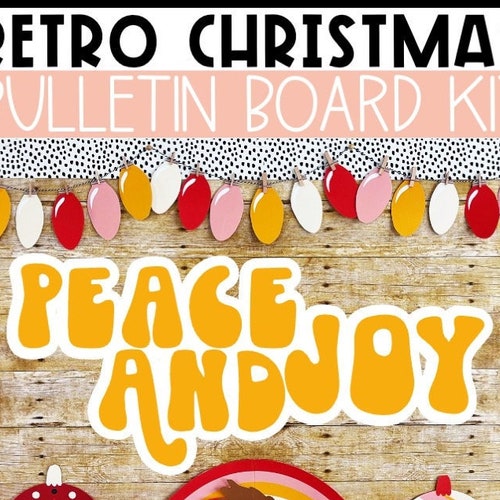 Modern Winter Bulletin Board Kit Holiday Season Theme Easy - Etsy