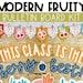 Modern Fruity Back to School Bulletin Board Kit Easy and - Etsy