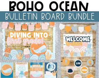 Ocean Bulletin Board Kit - Etsy