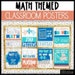 Math Classroom Posters, Easy and Modern Classroom Decorations, Text ...