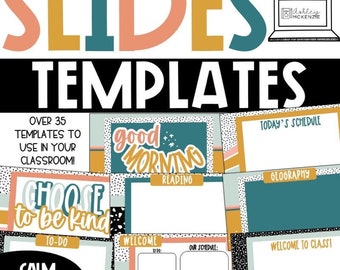 Rainbow Brights Google Slides and Powerpoint Templates, Bright Class ...