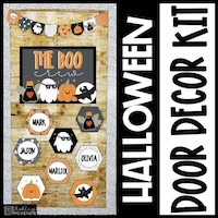 Halloween Door Decor - Etsy