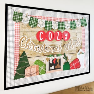 Modern Christmas Classroom Decor, Bulletin Board Kit, Classroom Posters ...