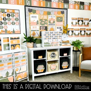 Camping Adventure Classroom Decor Bundle Elementary School Decorations ...