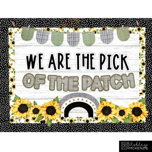 Fall Sunflowers Classroom Decor, Bulletin Board Kit, Classroom Posters ...