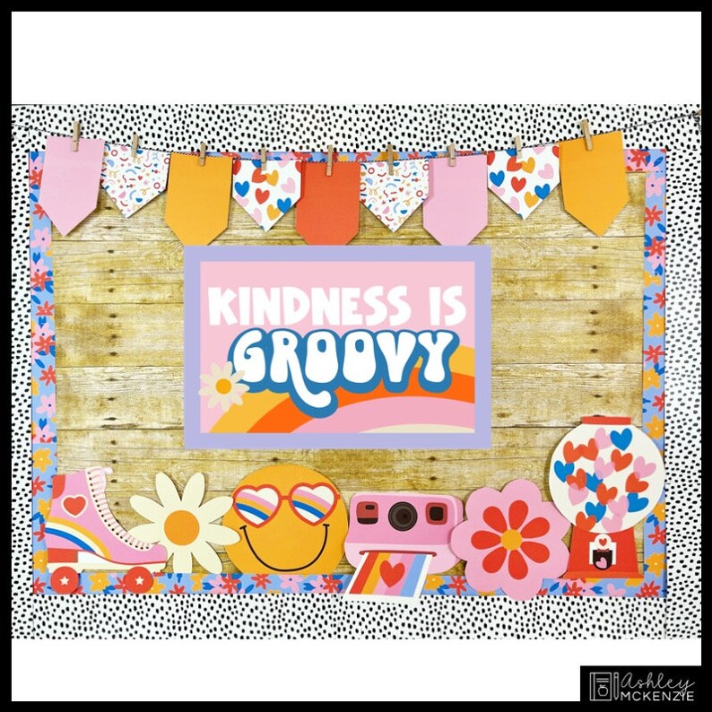 Valentine's Day Classroom Decor Bundle Retro Theme - Etsy