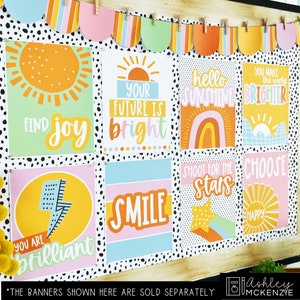 Sunshine Classroom Theme Back to School Bulletin Board Ideas Bundle ...