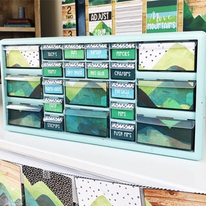 Scandi Mountains Classroom Decor Bundle, Easy and Modern Classroom ...