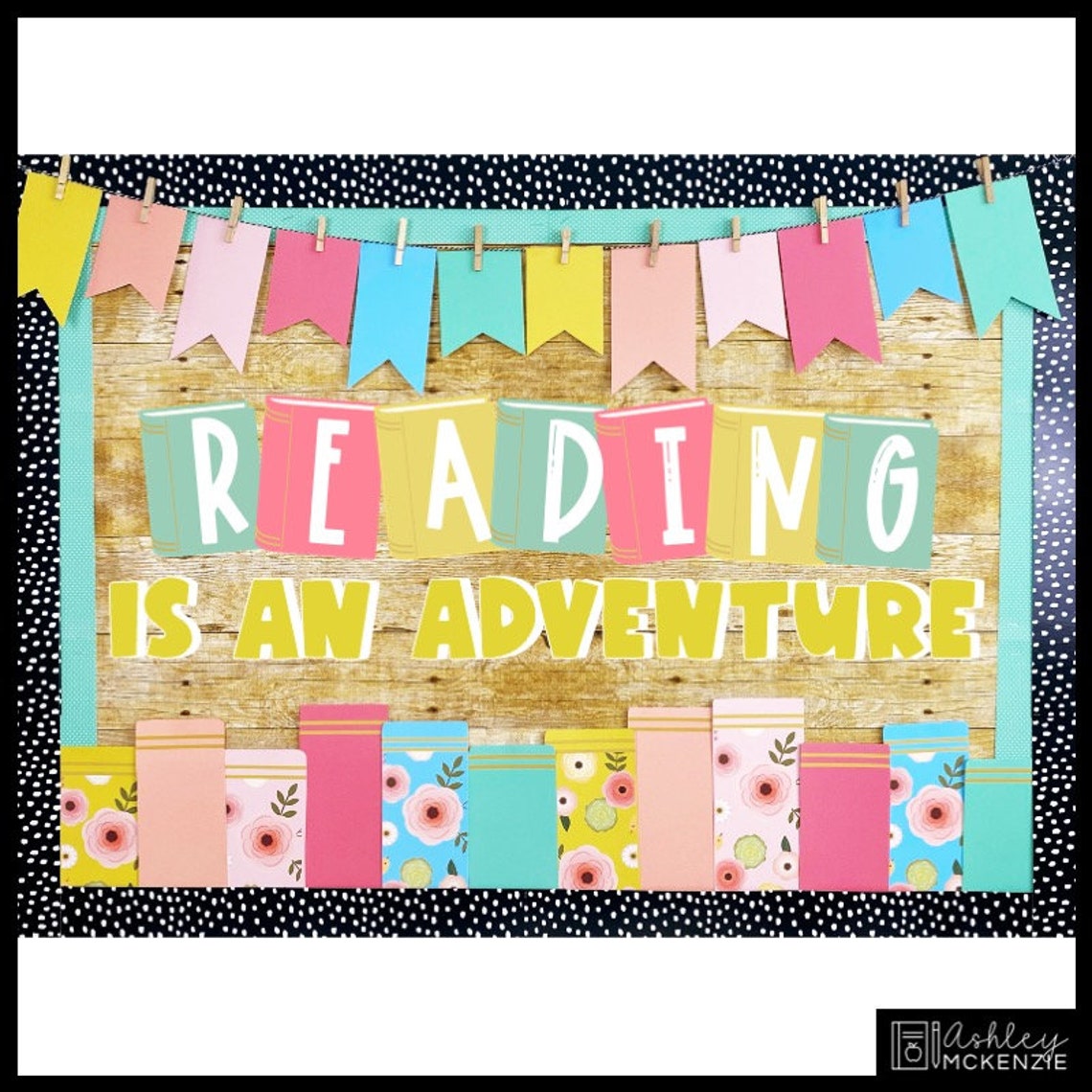 Reading or Library Bulletin Board or Door Decor Easy and - Etsy