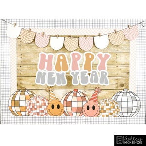 Retro New Year Classroom Decor, Bulletin Board Kit, Classroom Posters ...