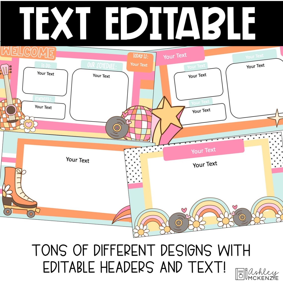Class Slides, March Morning Slides, Spring Slide Templates, April Daily ...