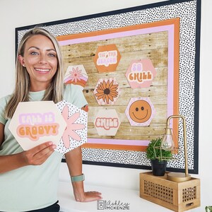 Retro Fall Bulletin Board Ideas Autumn Door Decor Groovy Classroom ...