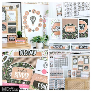 Wildflower Classroom Decor Bundle Elementary Classroom Theme Editable ...