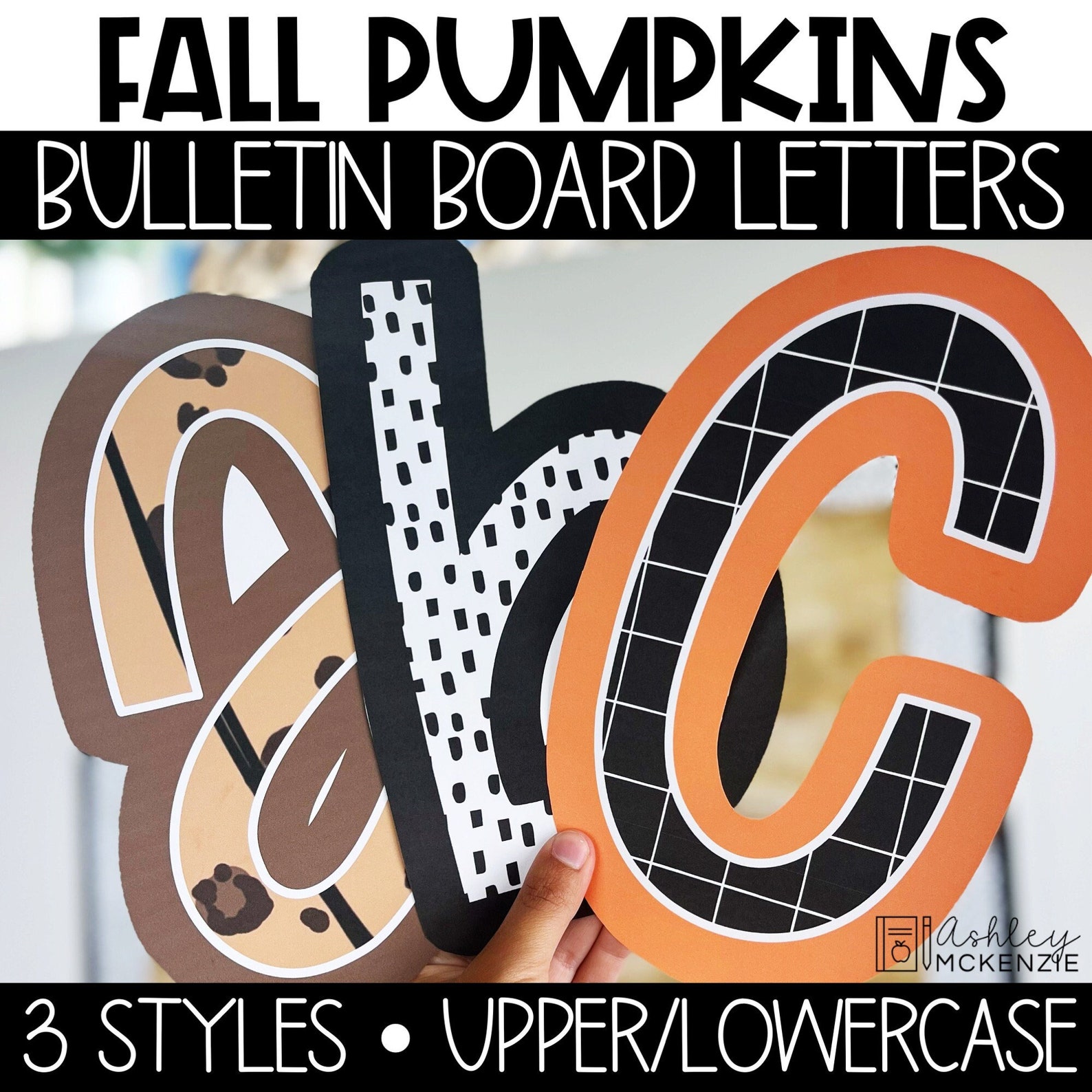 Fall Pumpkins Classroom Decor A-Z Bulletin Board Letters - Etsy