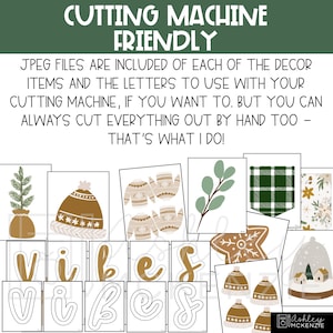 Modern Winter Bulletin Board Kit, Holiday Season Theme, Easy Seasonal ...