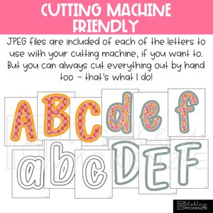 Valentine Love Classroom Decor, Primary Font A-Z Bulletin Board Letters ...