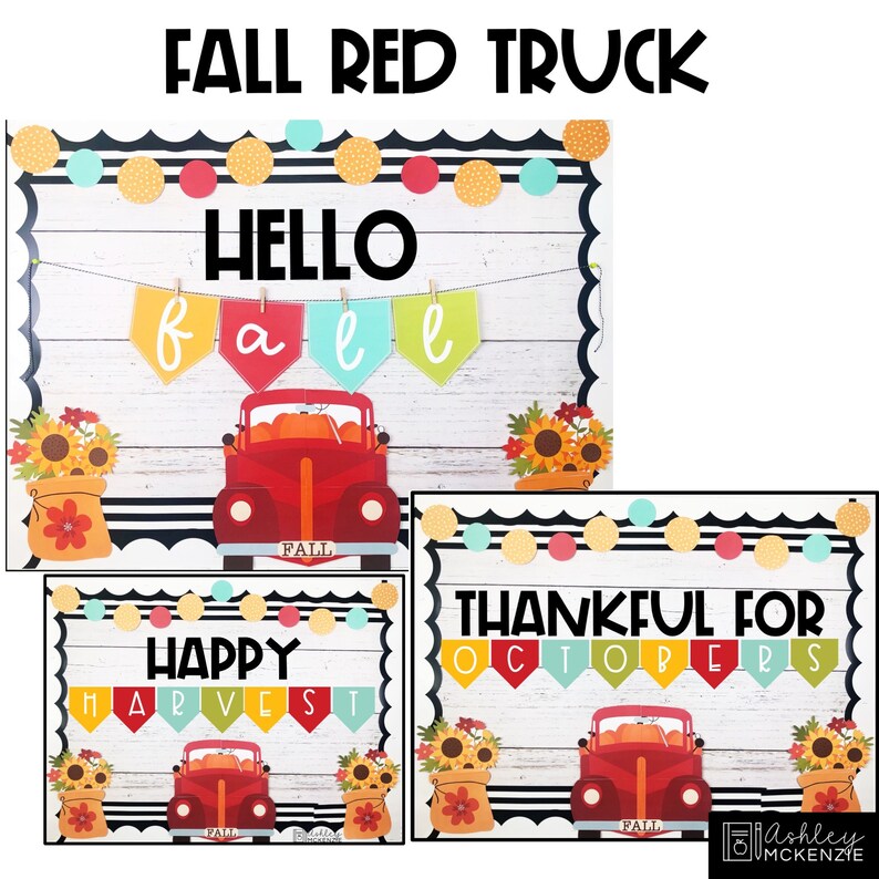 Fall Bulletin Board Kits Bundle Back to School Autumn - Etsy