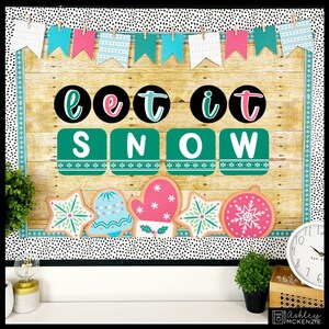 Winter Cookies Bulletin Board or Door Decor Easy Seasonal | Etsy