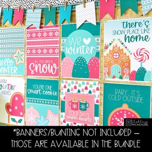 Winter Cookies Classroom Posters, Easy and Modern Classroom Decorations ...