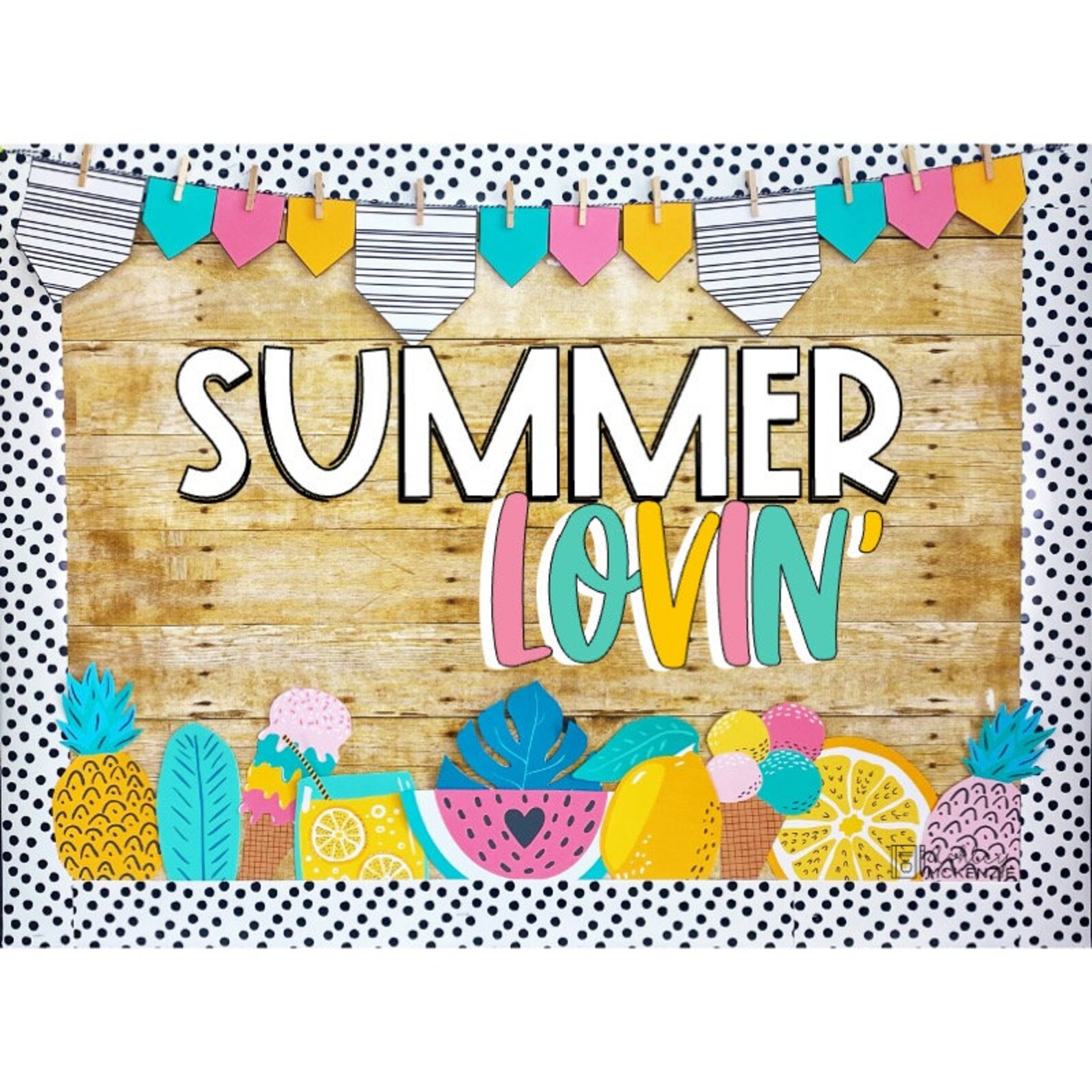 Sweet Summer Bulletin Board or Classroom Door Decor Easy and - Etsy