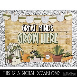 Spring Bulletin Board Kit, Spring Garden Theme, Easy and Modern ...