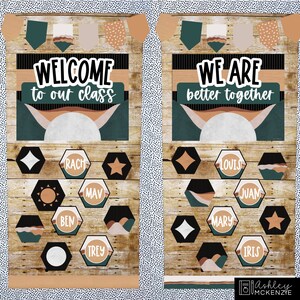 Abstract Landscape Back to School Classroom Decor, Bulletin Board Kit ...