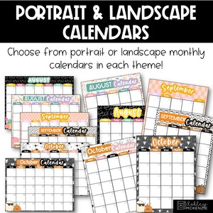 Editable Seasonal Newsletter Templates and Calendar Bundle for the ...