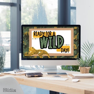 Modern Jungle Google Slides and Powerpoint Templates, Safari Theme ...