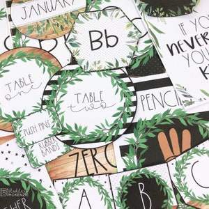 Modern Farmhouse Classroom Decor Bundle, Easy Classroom Decorations - Etsy