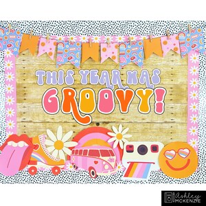 Retro Style Back to School Bulletin Board 1970s Theme Elementary ...