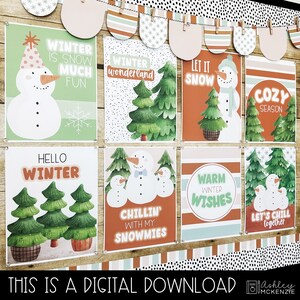 Winter Chill Classroom Decor, Holiday Season, Bulletin Board Kit ...