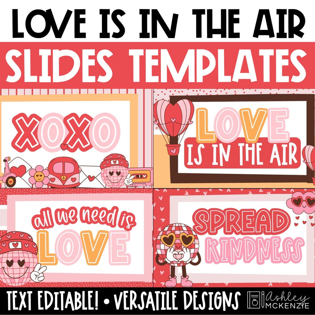 February Morning Slides, Valentine's Day Slide Templates, Daily Slides ...