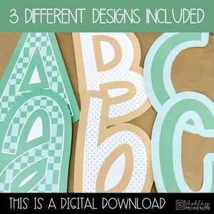 Retro St. Patrick's Day Classroom Decor, A-Z Bulletin Board Letters ...