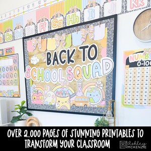 Happy Pastel Classroom Decor Bundle Composition Notebook Theme Back to ...