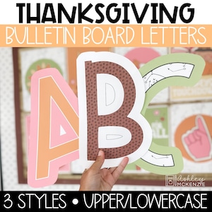 Thanksgiving Classroom Decor, Football Design, Printable Bulletin Board ...