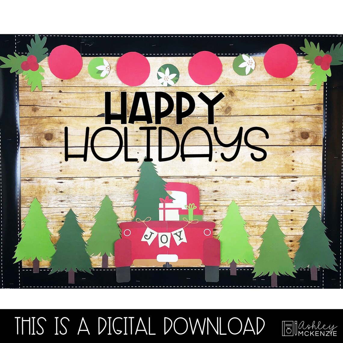 Christmas Tree Bulletin Board or Classroom Door Decor Little - Etsy