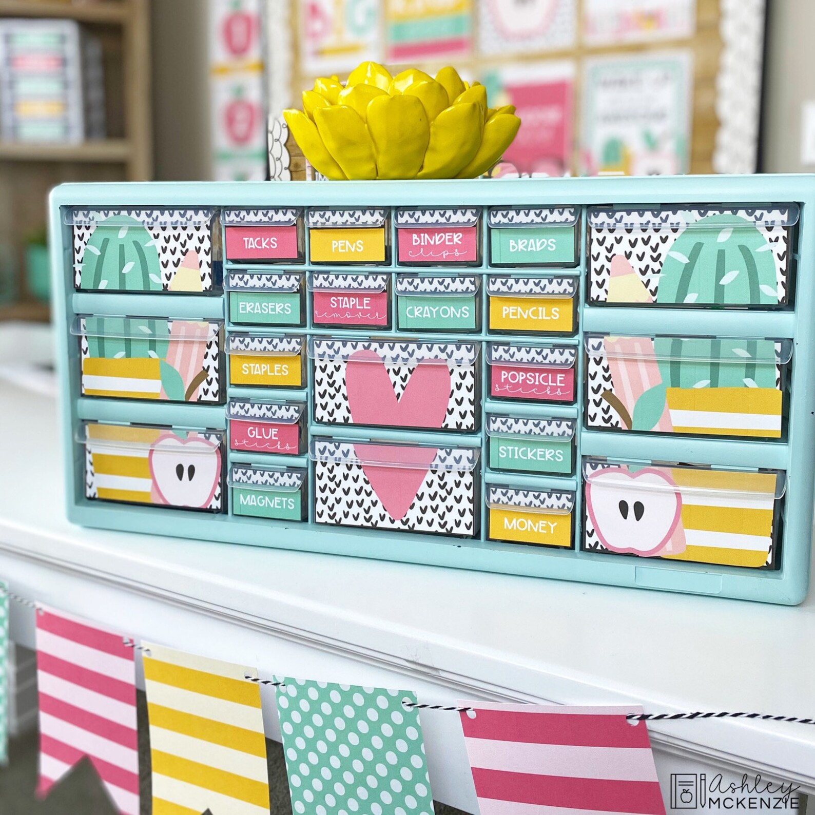 School Supplies Classroom Decor Bundle Easy and Modern - Etsy