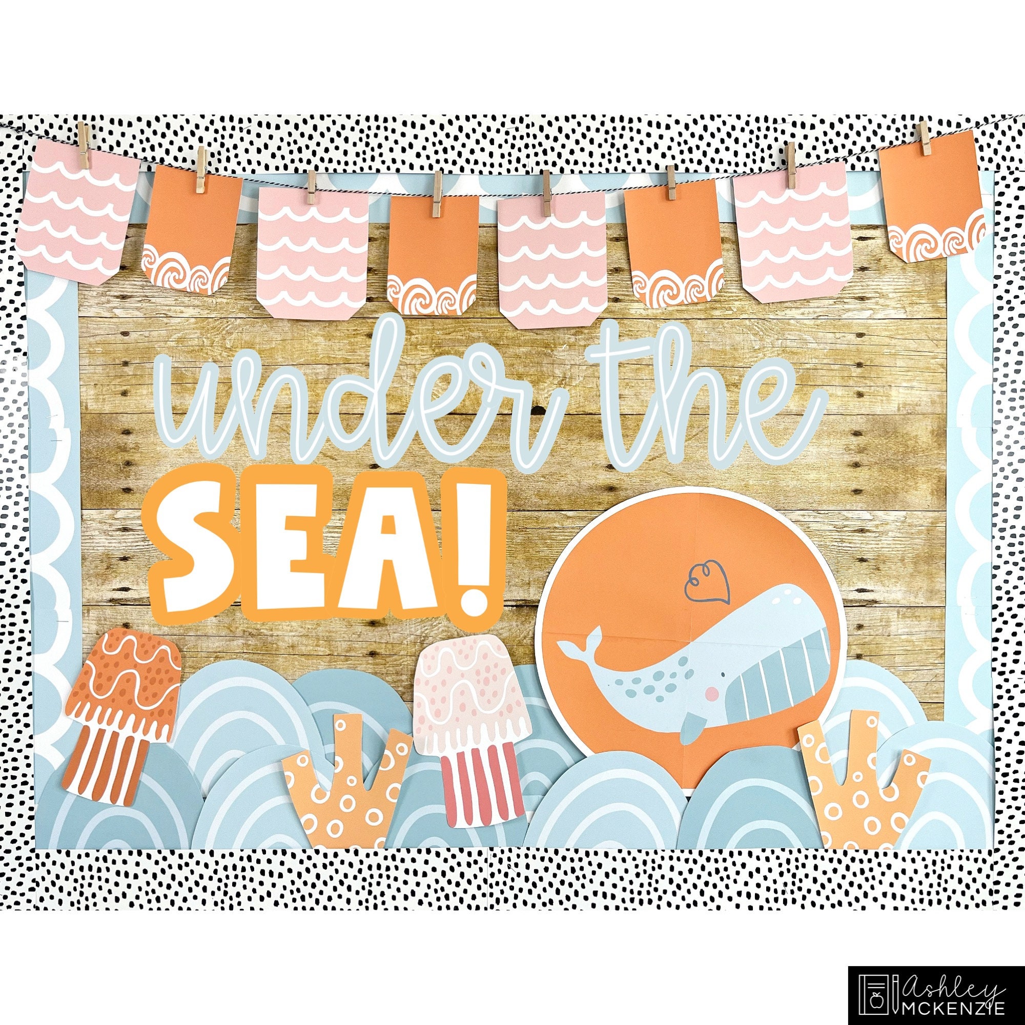 Boho Ocean Back to School and End of Year Bulletin Board Kit, Summer ...
