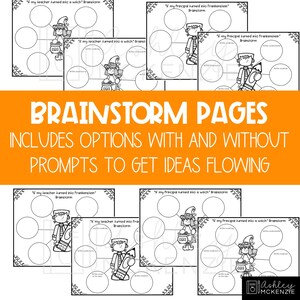 Halloween Classroom Activity Fall Writing Prompts If My Teacher Turned ...