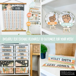 Beach Classroom Decor Bundle Calm Colors Beach Themed Classroom Decor ...