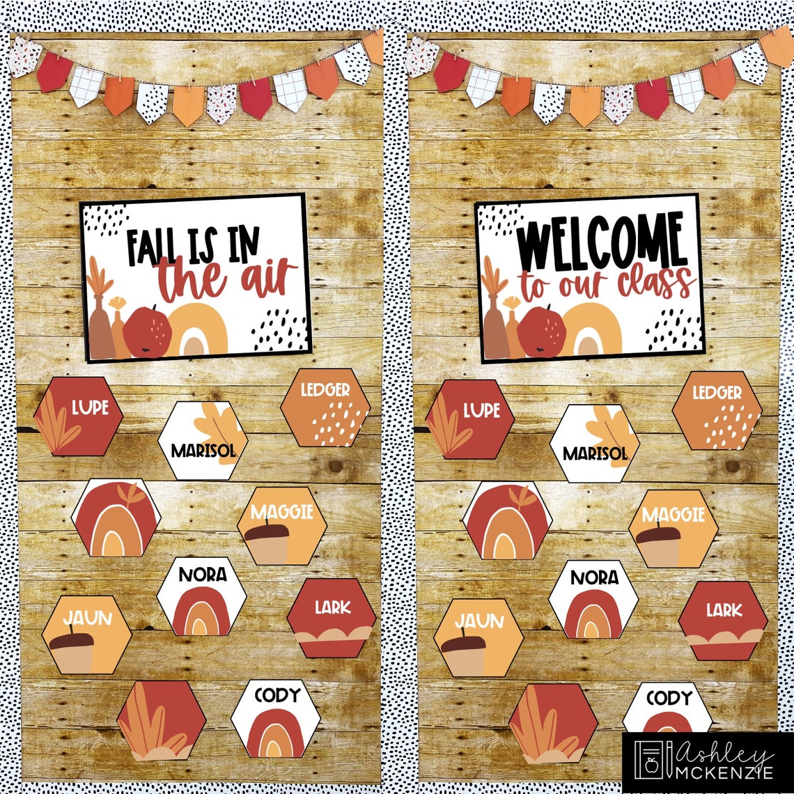 Boho Fall Classroom Decor Bulletin Board Kit Classroom - Etsy