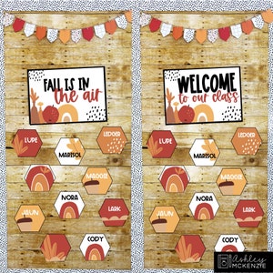 Boho Fall Classroom Decor, Bulletin Board Kit, Classroom Posters, Door ...