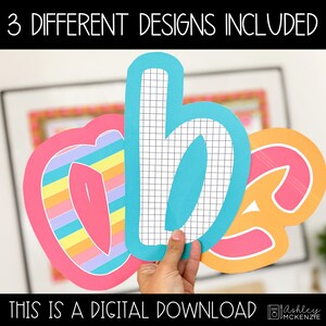 Summer Classroom Decor for End of Year, Primary Font A-Z Bulletin Board ...