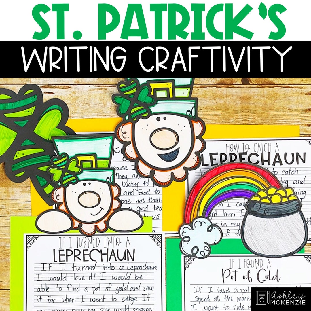 St. Patrick's Day Writing Crafts, March Creative Writing Prompts, Easy ...