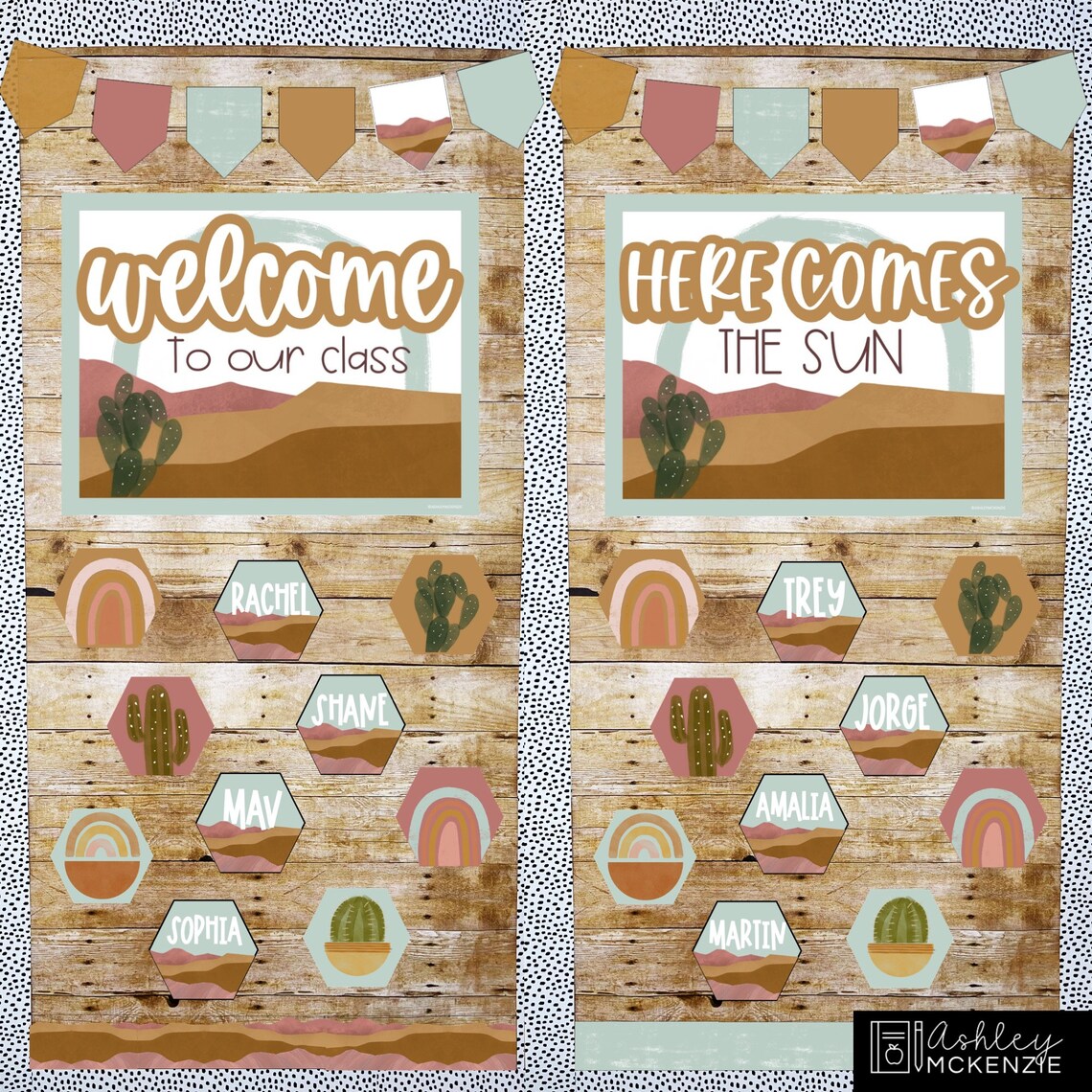 Boho Desert Classroom Door Decor Kit Back to School Easy and - Etsy
